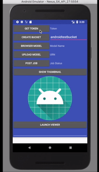 Forge Viewer Workflow Demo in Android Studio | Autodesk Platform Services